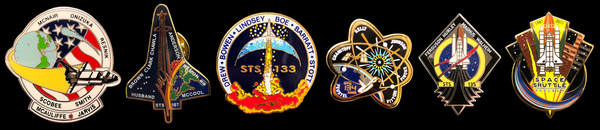 Last Shuttle Pin Set – Space Patches