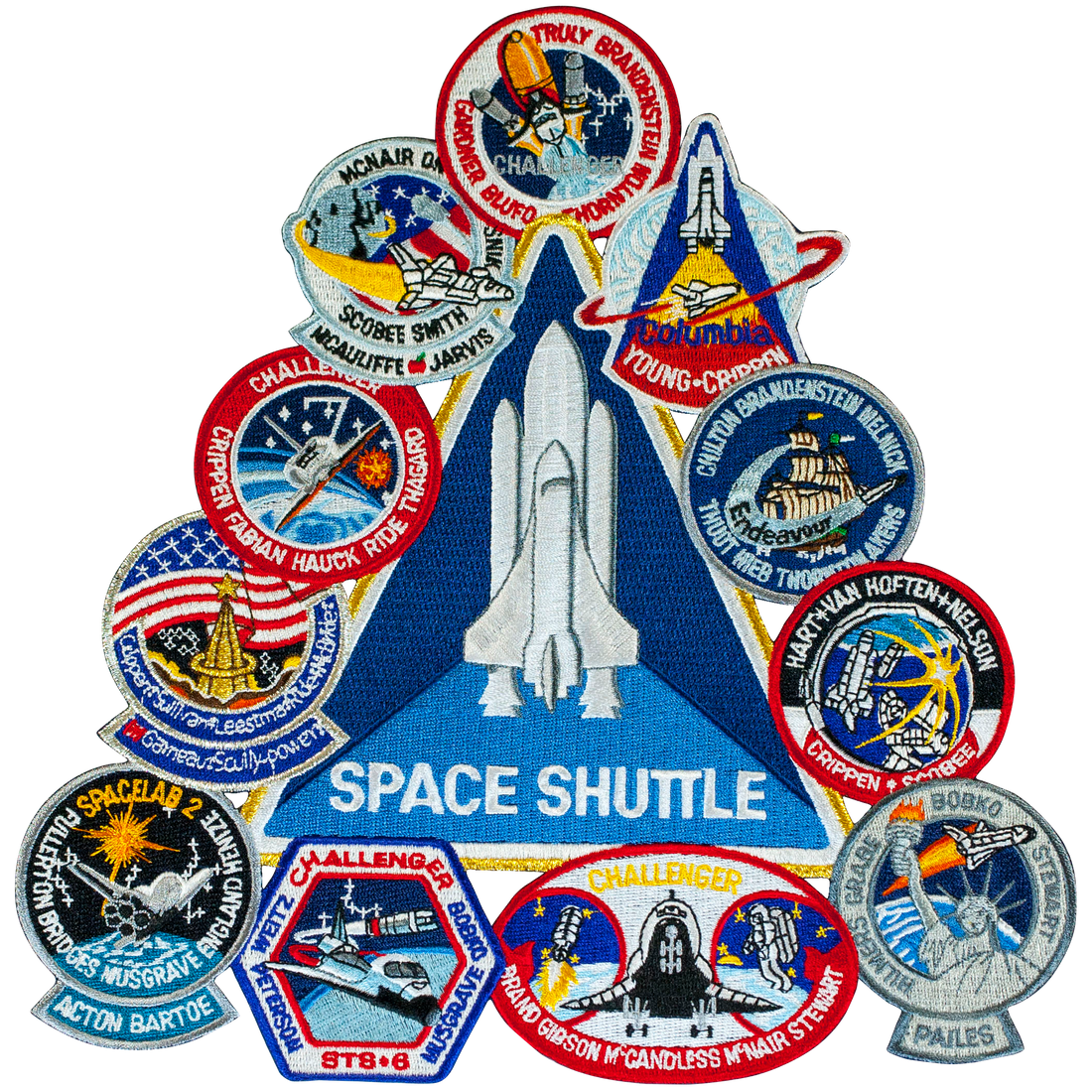 Shuttle Collage – Space Patches